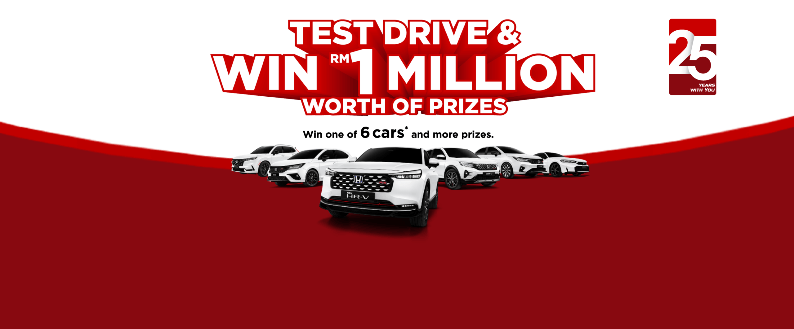 25 Years Anniversary Test Drive & Win – HZN Cars Sdn Bhd